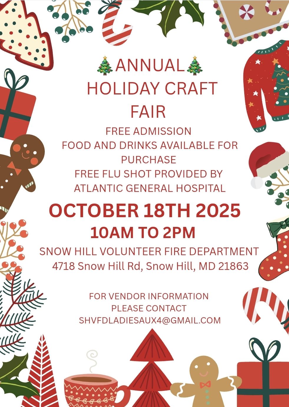 Annual Holiday Craft Fair | WOW That's Country | 10 In a Row Retro ...